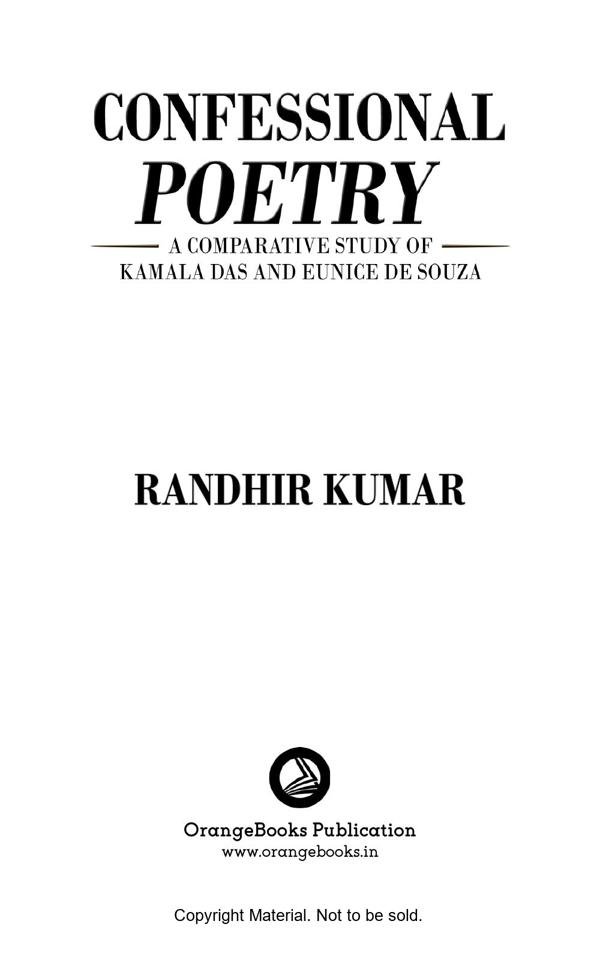 Confessional Poetry | Wissen Bookstore