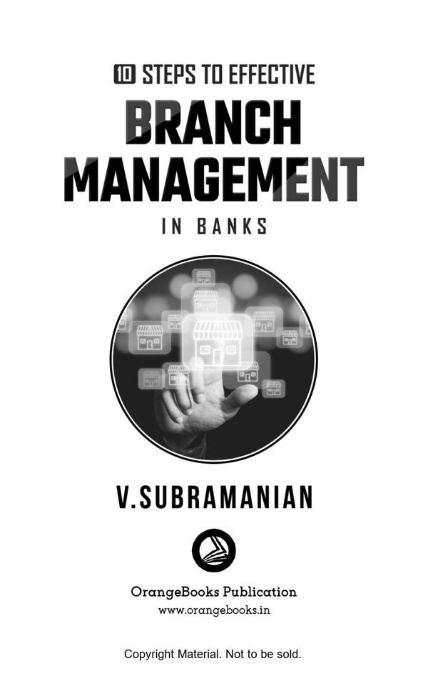 10 Steps To Effective Branch Management In Banks | Wissen Bookstore